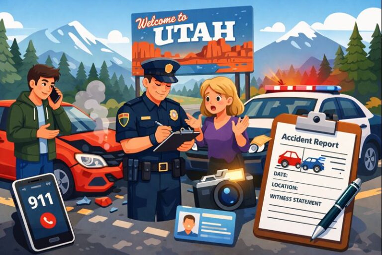 Filing a Police Report After an Accident in Utah